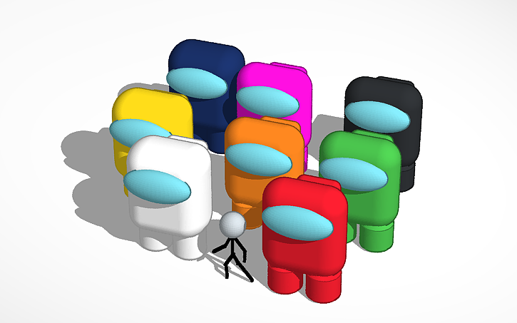 3D design Among Us | Tinkercad