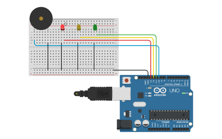 Circuit design Código semáforo Arduino - Beatriz, Lia, Julia e Maria ...