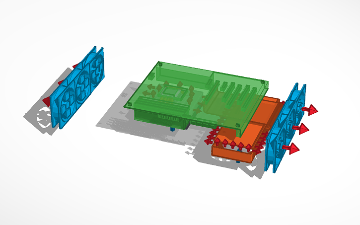 3D design Ultra-Compact Full ATX (a0.0) | Tinkercad