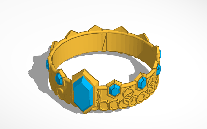 3D design The Topaz Crown - Tinkercad
