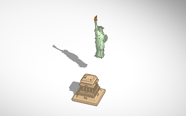 3D design Copy of Statue of Liberty. - Tinkercad
