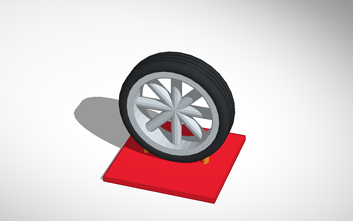 3D design 3d printable tire - Tinkercad
