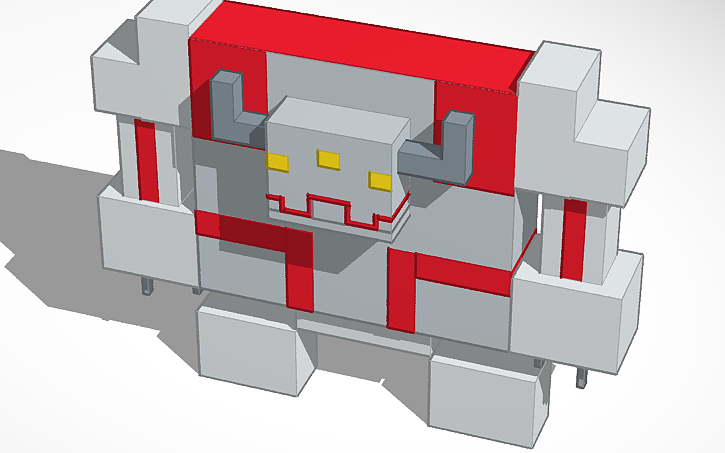 3D design Redstone Monstrosity - Tinkercad