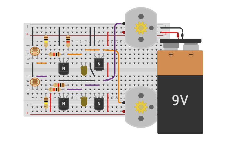 Circuit design kael Ramírez (proyecto) - Tinkercad