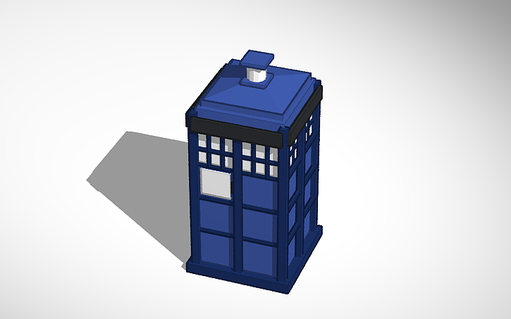 3D design Tardis | Tinkercad