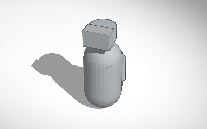 3D design Rainbow six seige Smoke Grenade - Tinkercad