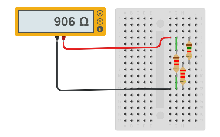 Circuit Design Series Parallel Tinkercad