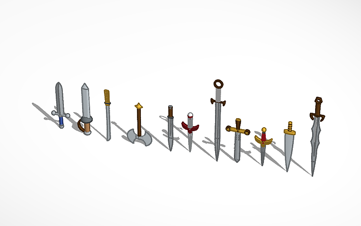 3D design WEAPONS | Tinkercad
