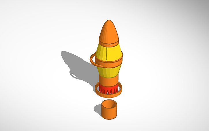 3D design Razzo magico | Tinkercad