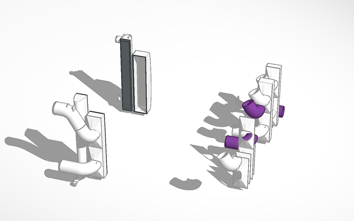 3D design intercooler pack v2 - Tinkercad