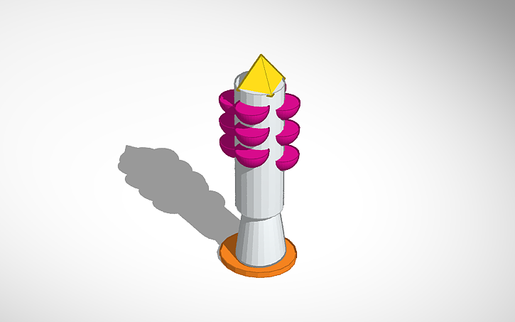 3D design diya stand - Tinkercad