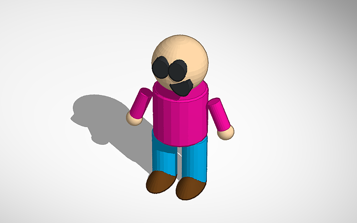 3D design Dandy the Dummy - Tinkercad