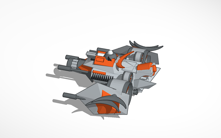 3D design spaceship - Tinkercad