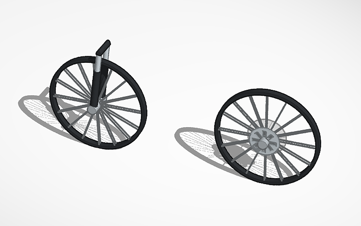 3D design Bike Wheels - Tinkercad