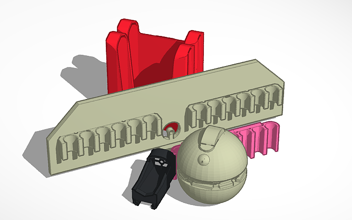 3D design random nerf stuff - Tinkercad