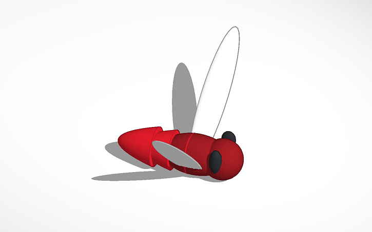 3D design dragonfly | Tinkercad