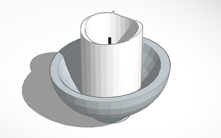 3D design Candle in my grandma's house - Tinkercad