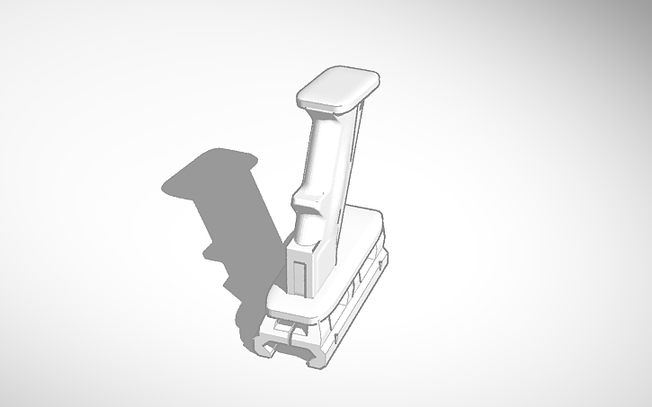 3D design airsoft gun handle - Tinkercad