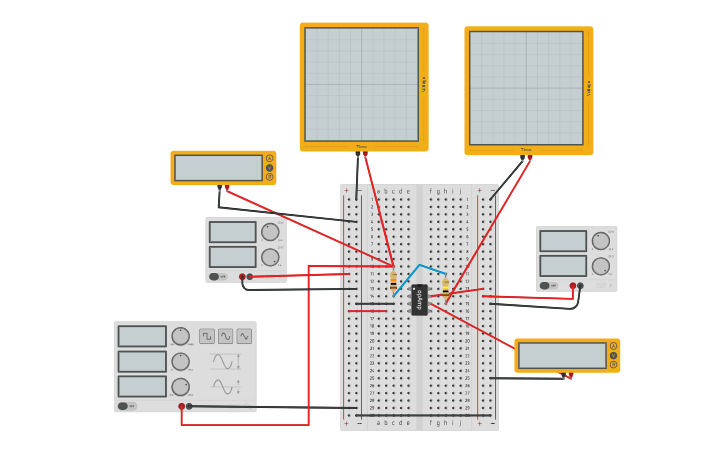 Circuit design Inverting Operational Amplifier Circuit - Tinkercad