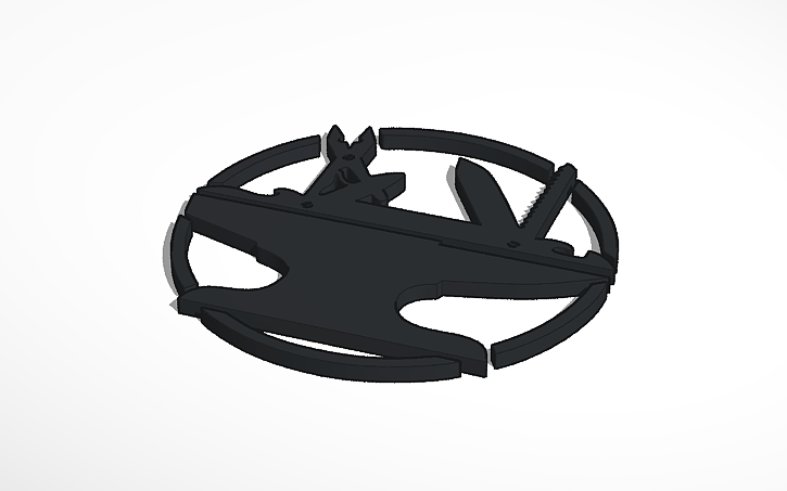 3D design Hacksmith Logo - Tinkercad