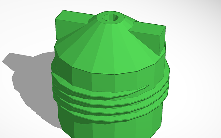 3D design Drip nozzle - Tinkercad