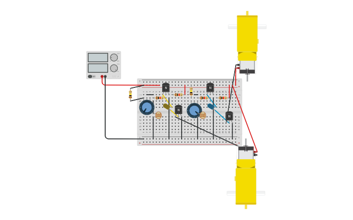 Circuit design Foto Robot | Tinkercad