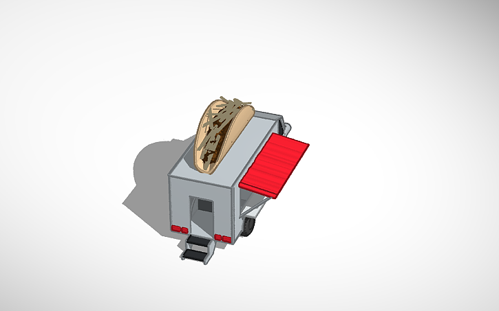 3D design Taco Foodtruck - Tinkercad