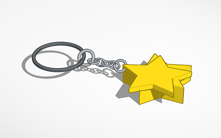 3D design Copy of Keychain - Tinkercad