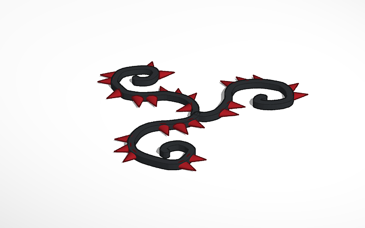 3D design Thorns - Tinkercad