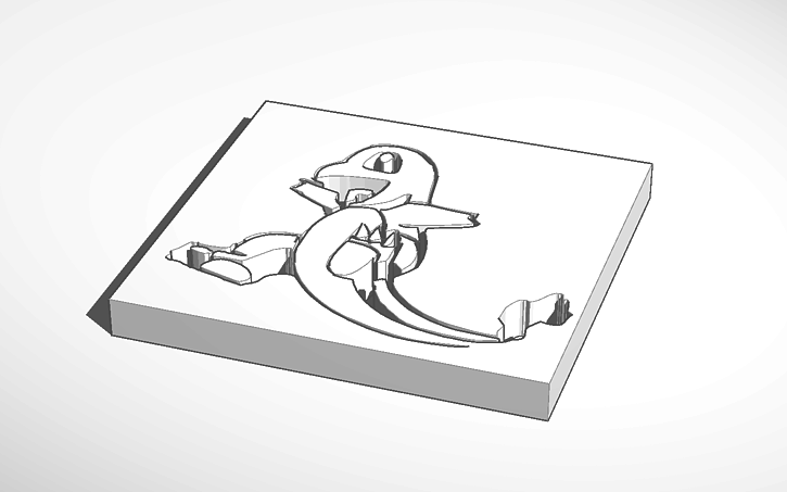 3D design charmander - Tinkercad