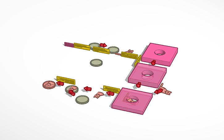 3D design コイン作成キット/Coin making kit - Tinkercad