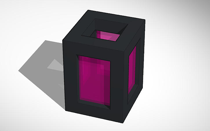 3D design nether portal pot for a plant | Tinkercad