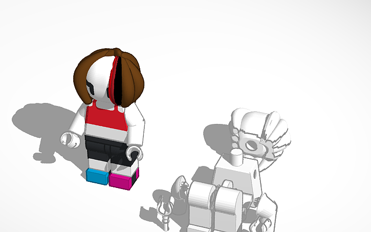 3D design Lego Clara. - Tinkercad