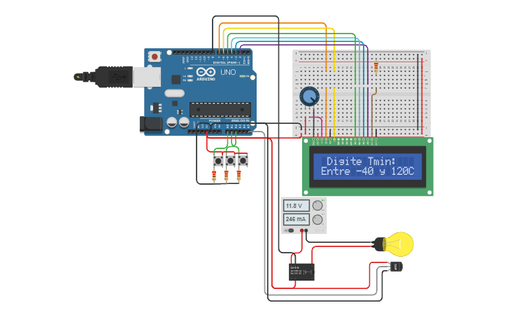 Circuit design Taller 5 | Tinkercad