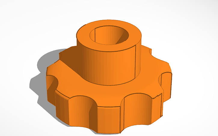 3D design Knob - Tinkercad