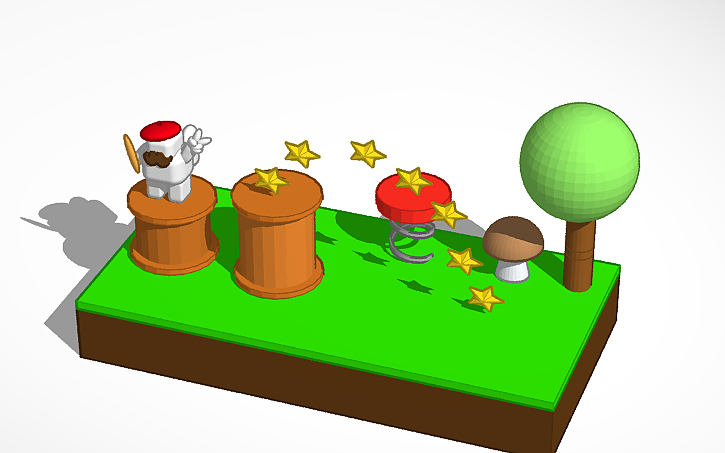 3d Design Mario Tinkercad