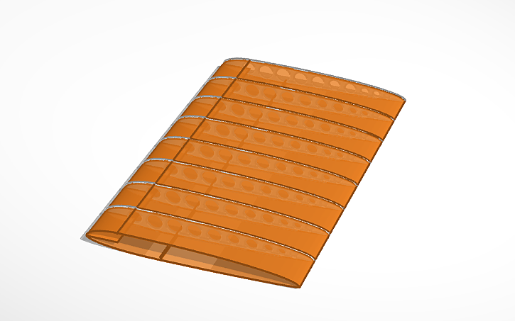 3D design Air Foil - Tinkercad