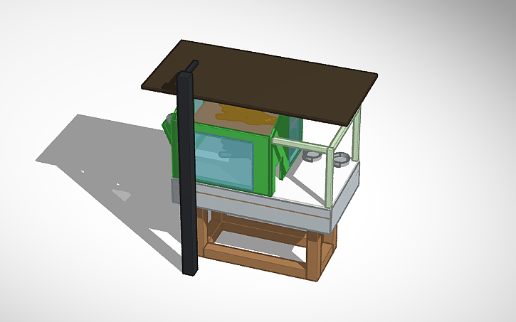 3D design Outside cat house | Tinkercad