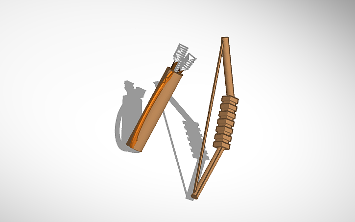 3D design bow - Tinkercad