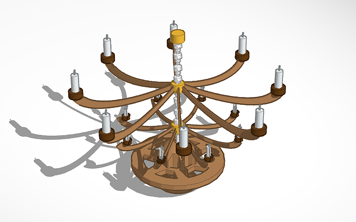3D design Chandelier - Tinkercad