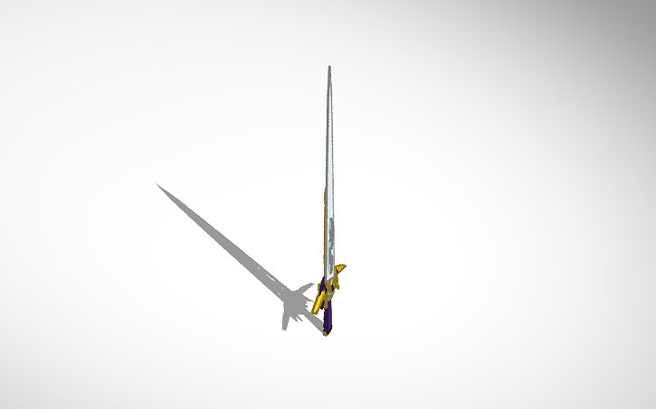 3D design Fantasy Sword-Enchanted Star | Tinkercad