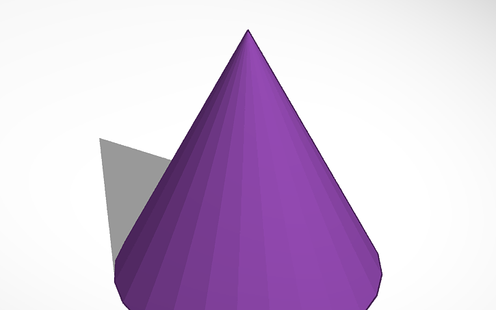 3D design Hollow Cone - Tinkercad