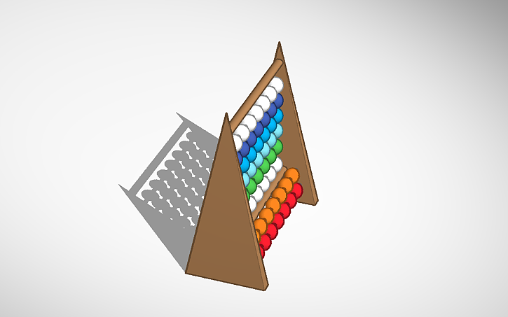 3D design Abacus - Tinkercad