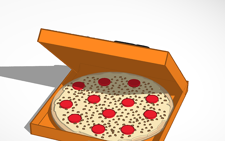 3D design Little Caesars Pizza - Tinkercad