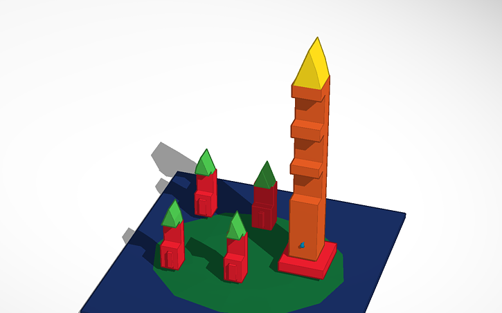 3D design town - Tinkercad