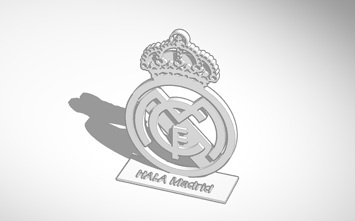 3D design real madrid logo - Tinkercad