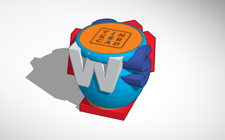 3D design Pencil Topper | Tinkercad