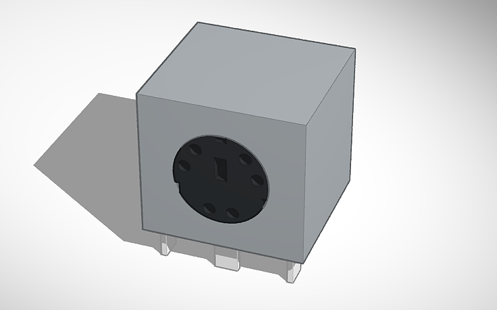 3D design PS2 FEMALE SOCKET | Tinkercad