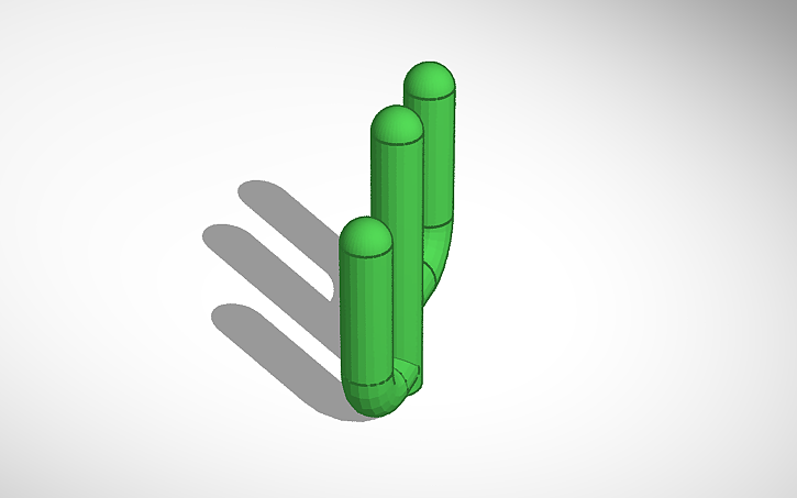 3d Design Cactus Tinkercad