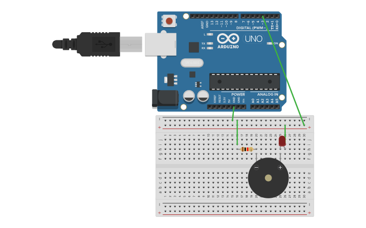 Circuit design Arduino Speaker - Tinkercad